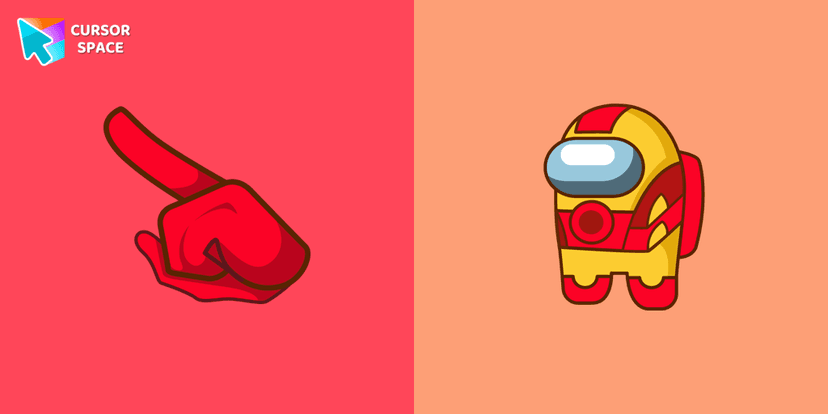 Among Us Iron Man Character Cursor - Cursor Pack | Cursor Space